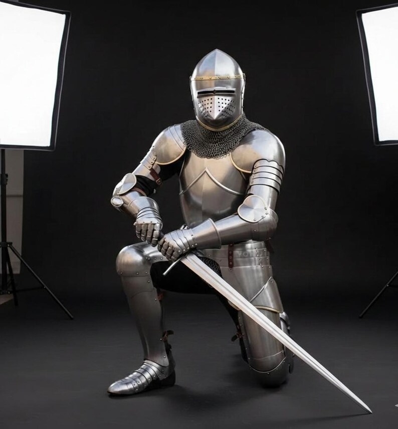 Handmade Pig Face Knight Armor Suit | Wearable Steel, LARP Cosplay ...