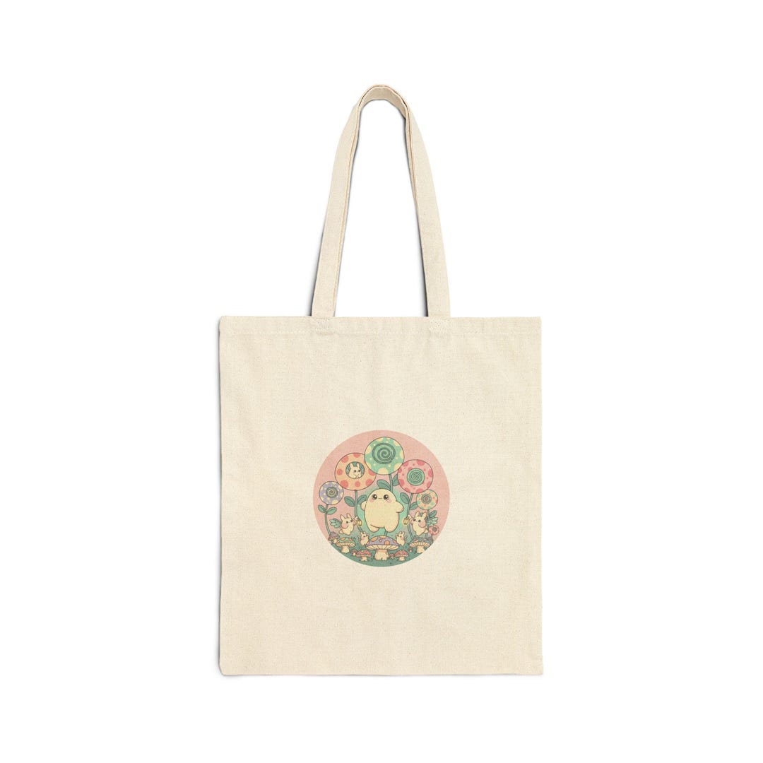 Micro-surreal Cute-weird Illustration Tote | Weirdcore Surreal Art Bag ...