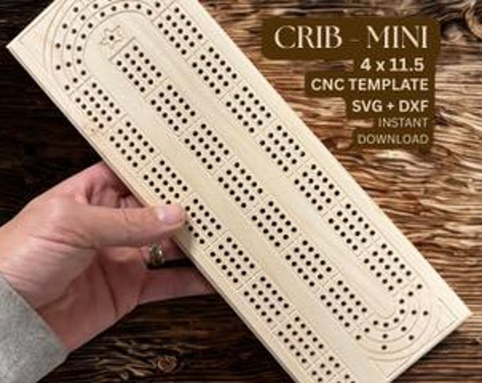 Cribbage Board Template SVG File for CNC and Laser - Etsy Canada
