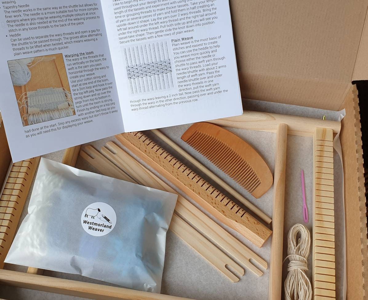 Loom in a Box Weaving Loom With Instructions Craft Kit Weaving Yarn ...