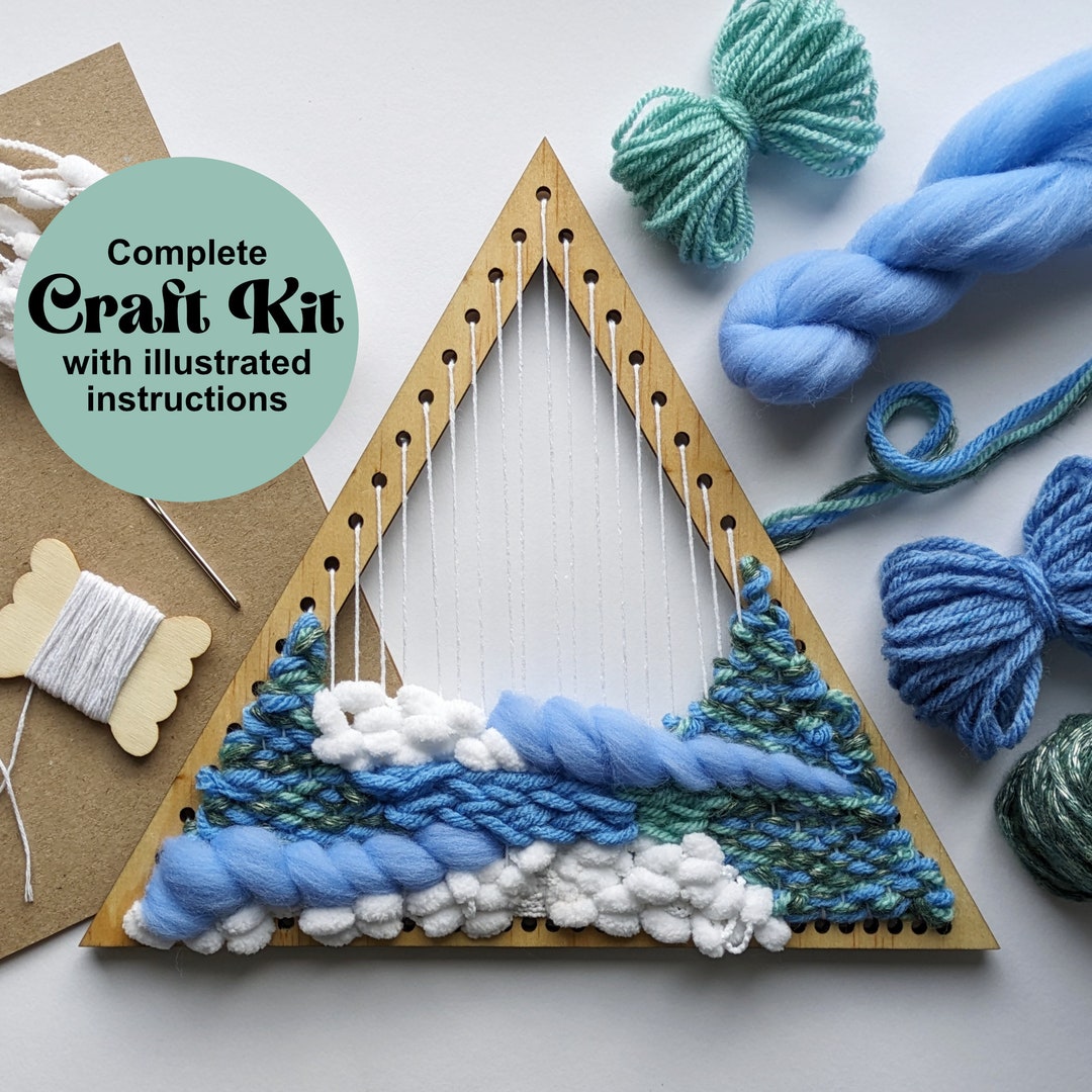 Triangle Loom in a Box | Weaving Loom With Instructions | Craft Kit ...