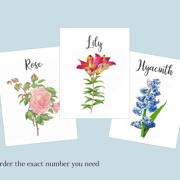 Table Markers - Etsy