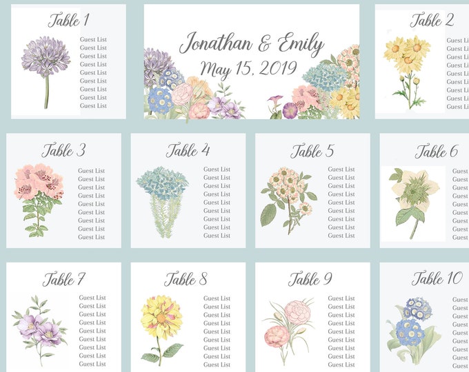 Camping Seating Charts Table Assignment Cards Seating - Etsy