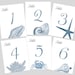Shell Table Numbers, Beach Wedding, Shell Cards, Surf and Turf Wedding ...