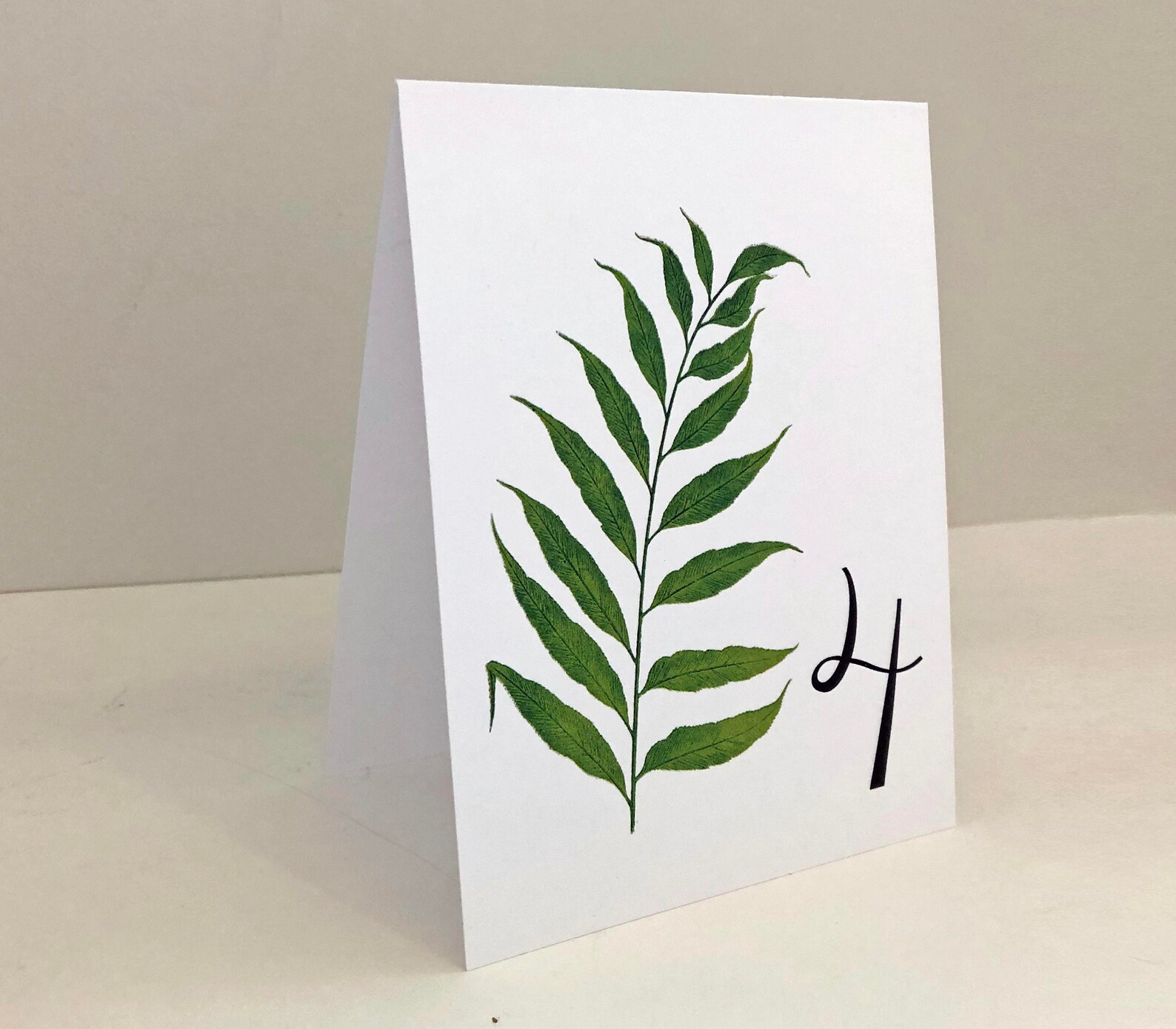 FERN Table Cards Fern Table Numbers Woodland Table Tents - Etsy