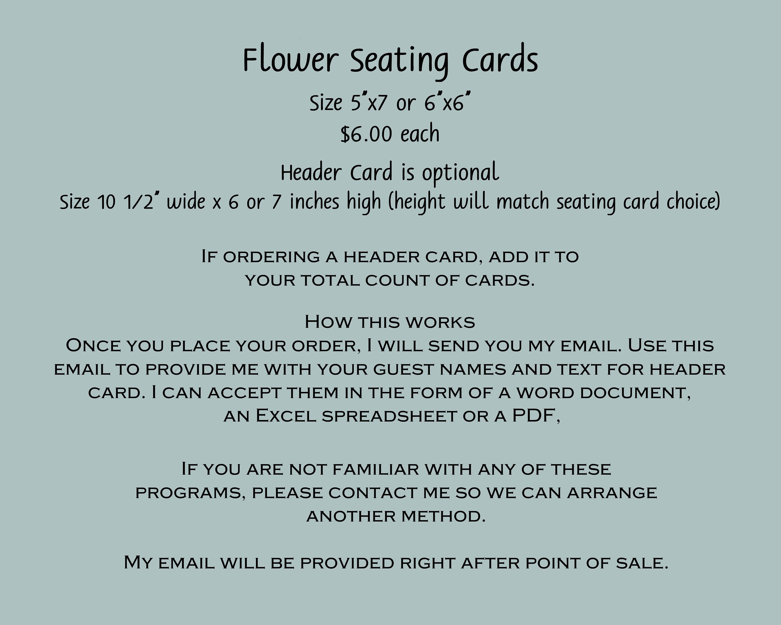 Seating Cards Table Seating Assignment Cards Seating Chart | Etsy