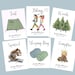 Camping Table Cards, Table Numbers, Camping Theme Wedding, Outdoor ...