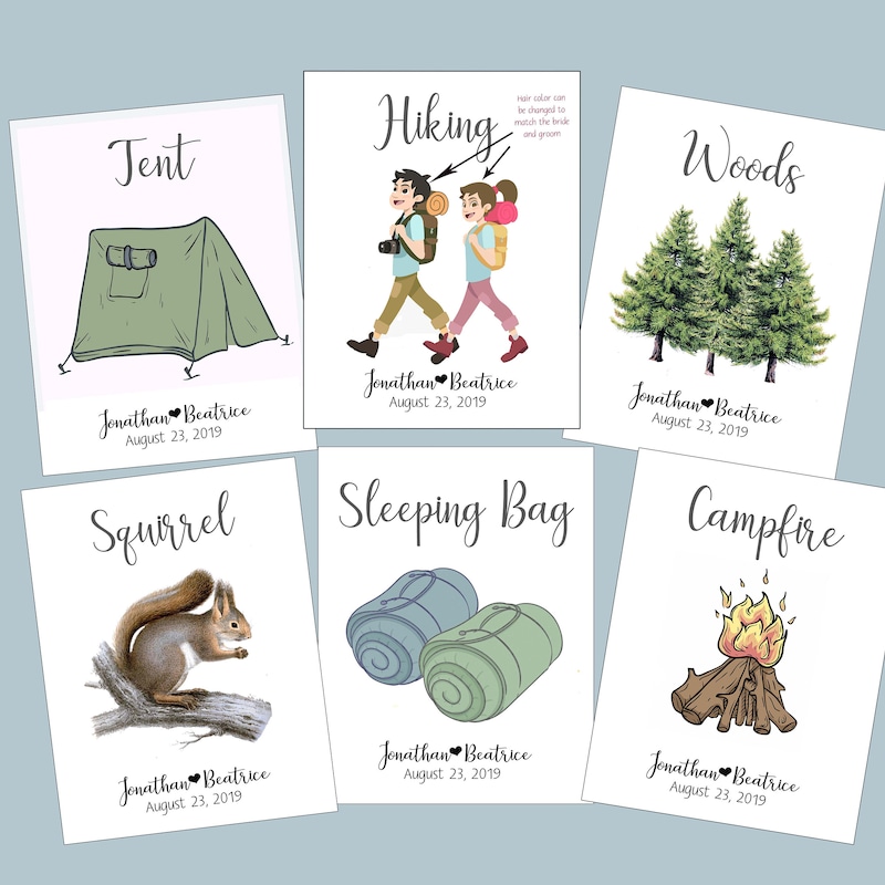 Mountain Table Numbers - Etsy