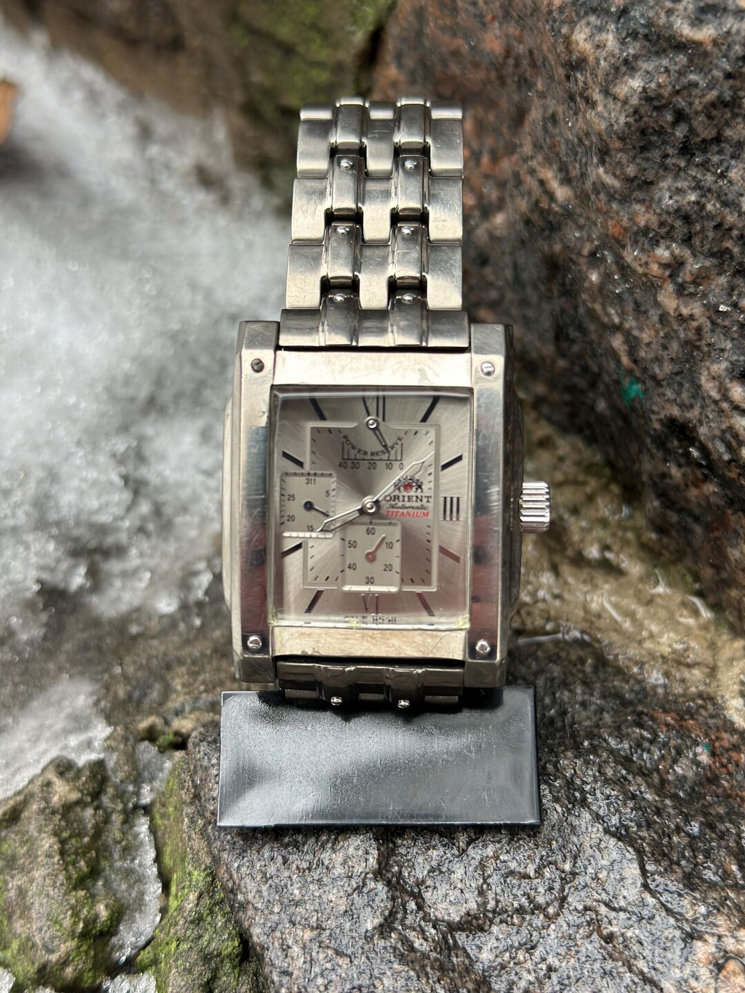 Men's Watch Orient Titanium Automatic With Power Reserve Indicator CN ...