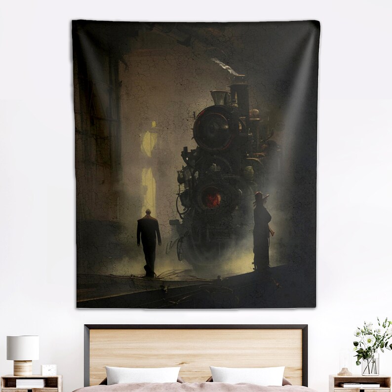Dark Romance Steampunk Train Art, Classic Victorian Inspired, Steam ...
