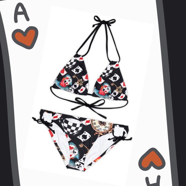 Alice In Wonderland Swimwear Etsy