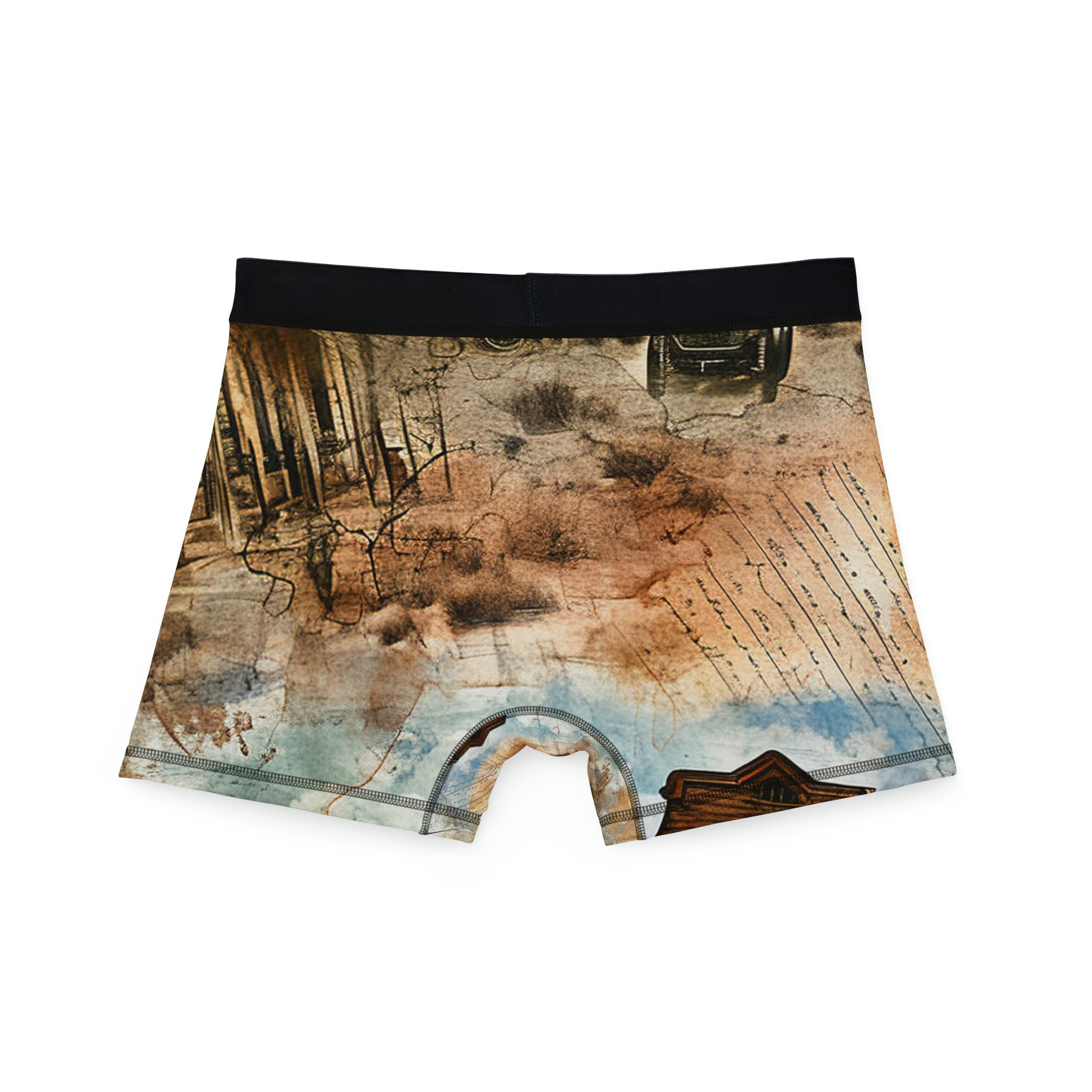 Cowboy Boxers Wild West Underwear Ghost Town Boxers Old West Boxer ...