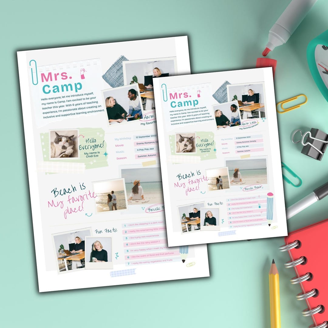 Editable Meet the Teacher Template | Neutral Theme Flyer (canva Link ...