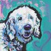 Cockapoo Art Print of Pop Dog Art Painting Bright Colors 8x8 - Etsy