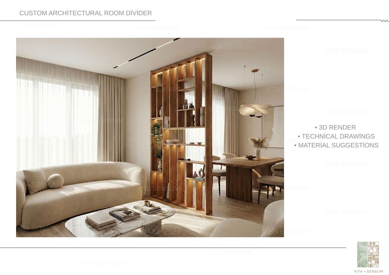 Custom Room Divider Design | Production-ready Architectural Separator ...