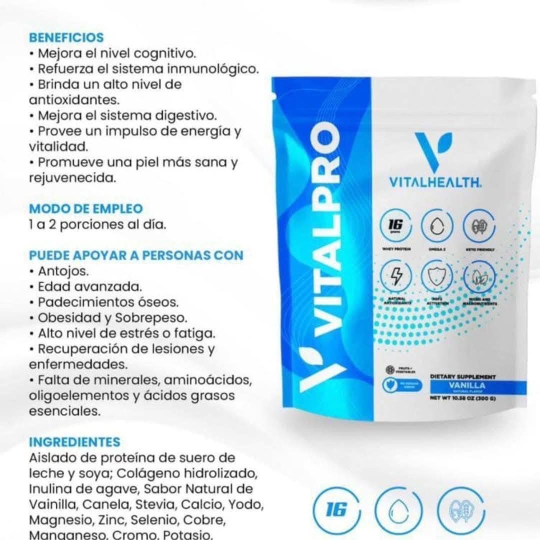 Vital Pro Vital Heath Protein With Vita Blend One Portable - Etsy