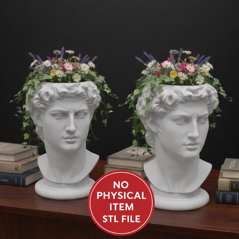 Bust Planter - Etsy