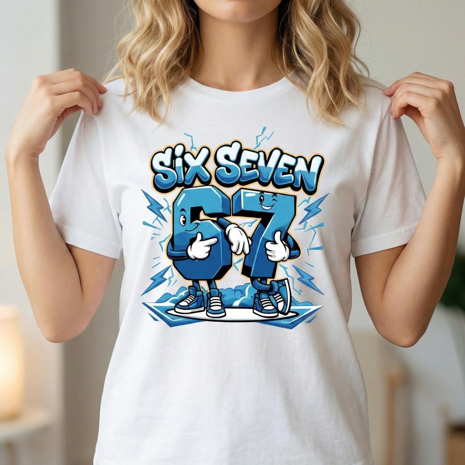 Six Seven 67 Meme SVG Png,gen Alpha Brainrot Kids Slang, Baseball ...