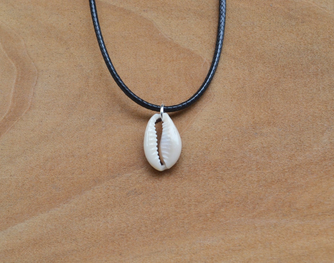 Shell Necklace, Cowrie Shell Necklace, White Simple Shell Choker Women ...