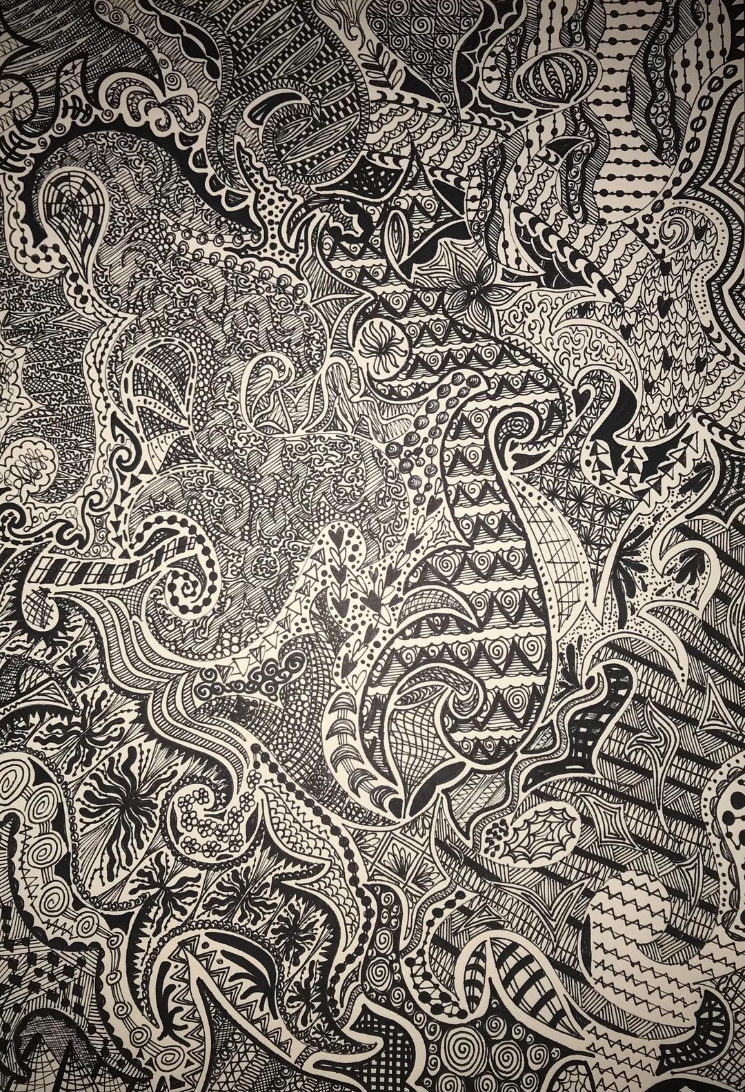 Digital Print Doodle Art - Etsy