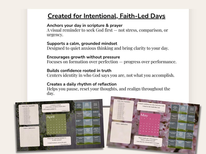 2026 Christian Desktop Wallpaper | Faith-based Vision Board & Checklist ...