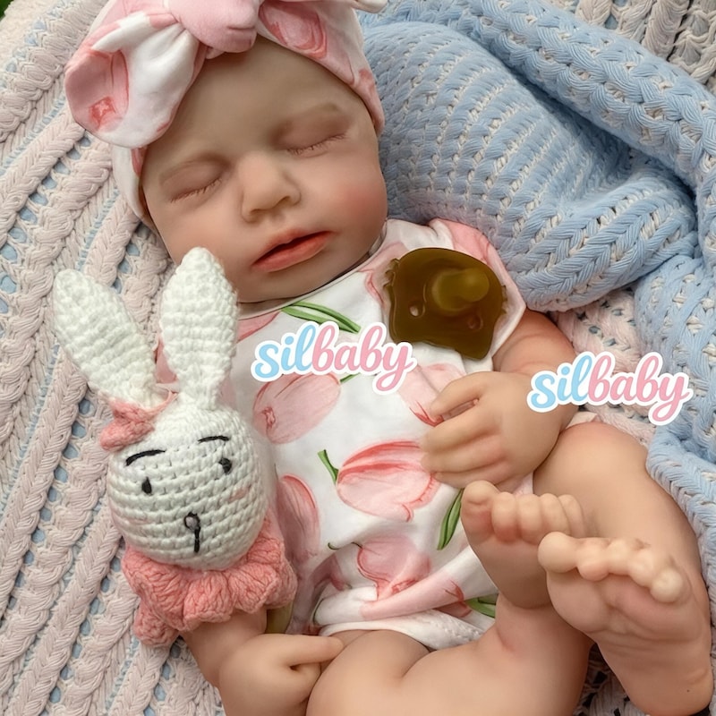 Silicone Baby Doll Full Body Silicone Closed Eyes - Etsy