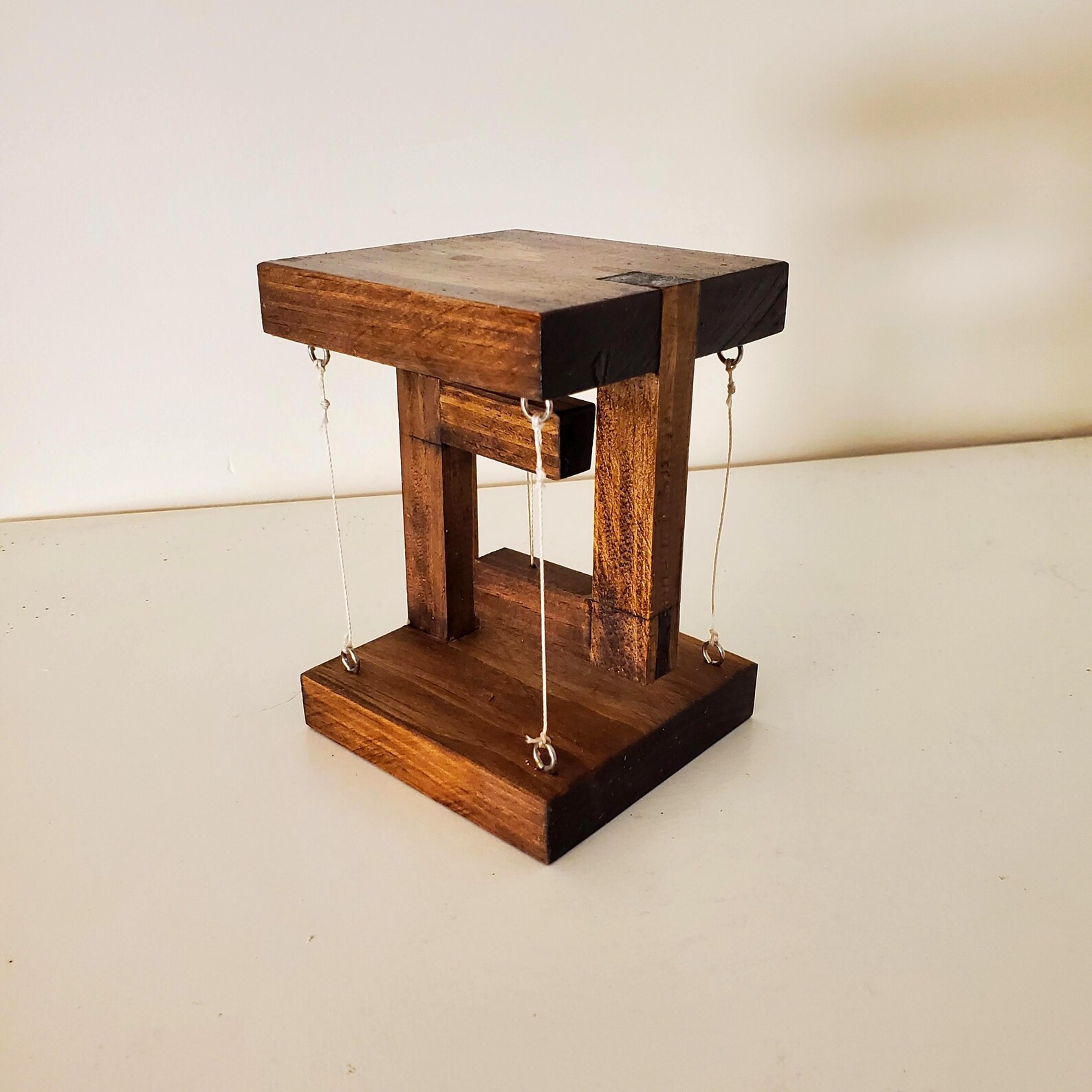 Anti Gravity Floating Table, Wooden Tensegrity Sculpture, Optical ...