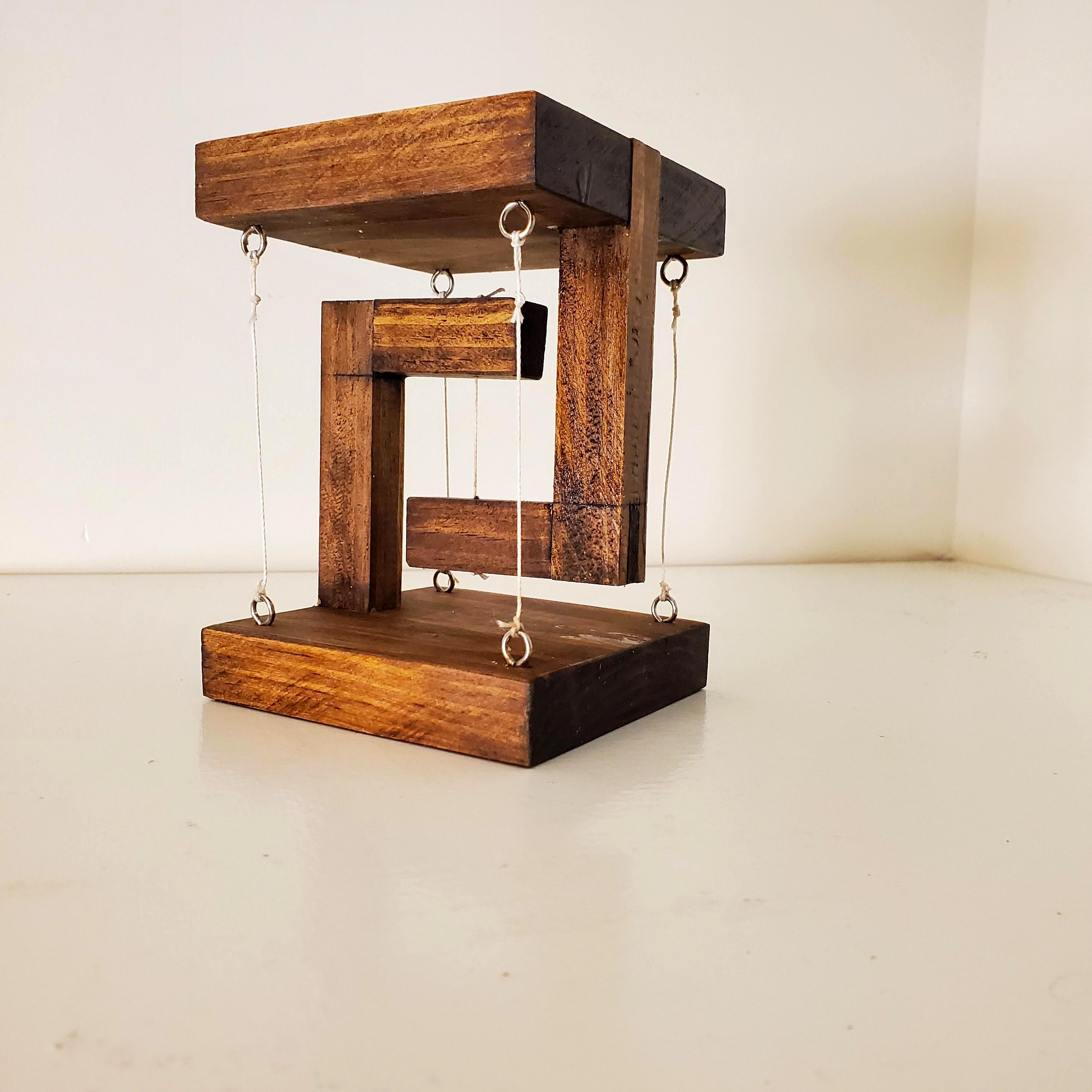 Anti Gravity Floating Table, Wooden Tensegrity Sculpture, Optical ...