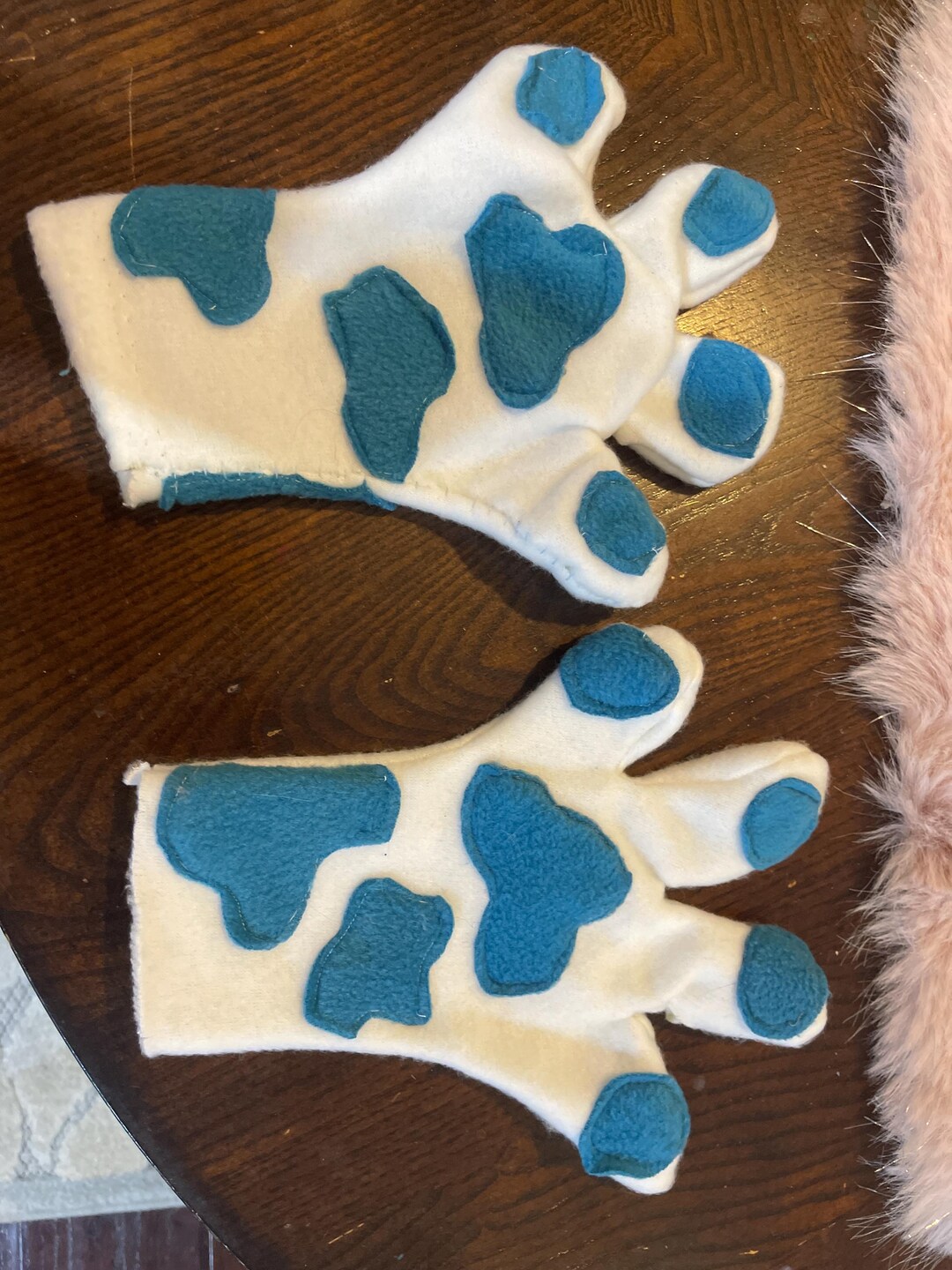 White Spotted Hand Paws MQ - Etsy