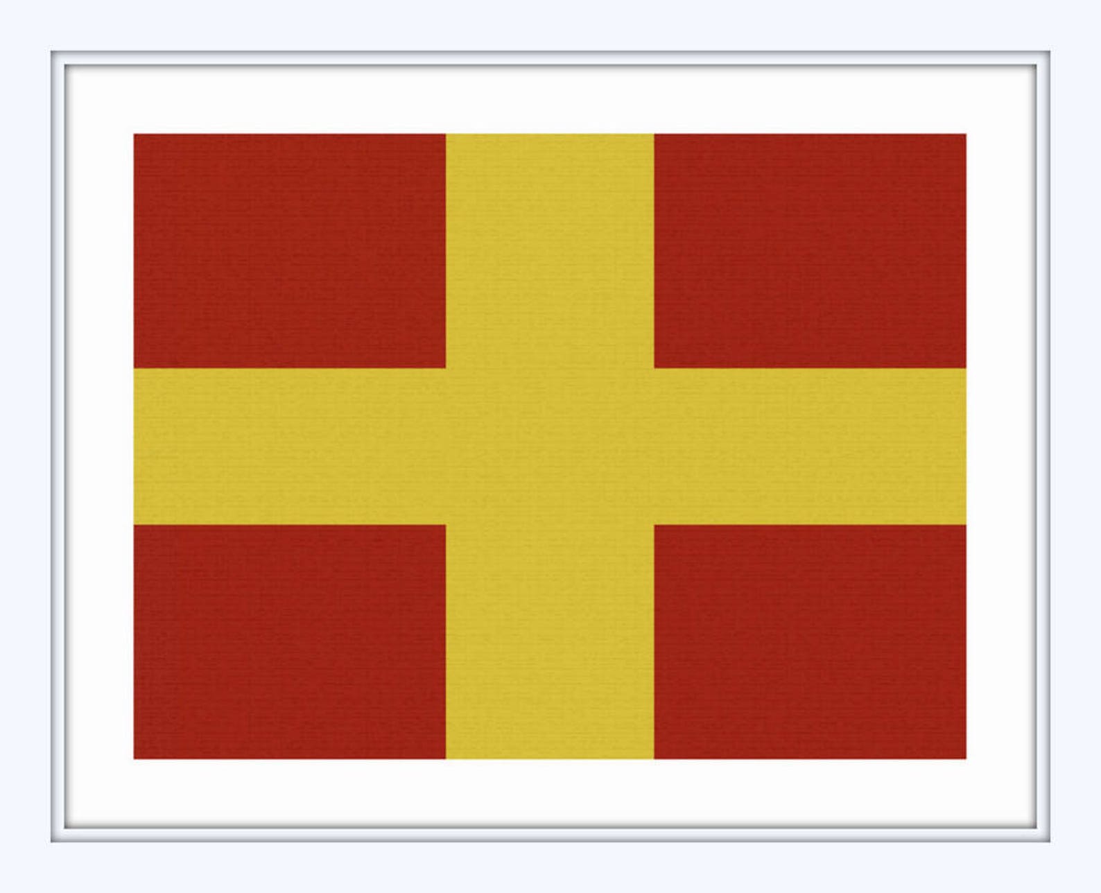 Maritime Signal Flags Set No. 2 Coastal Decor Giclee Art | Etsy