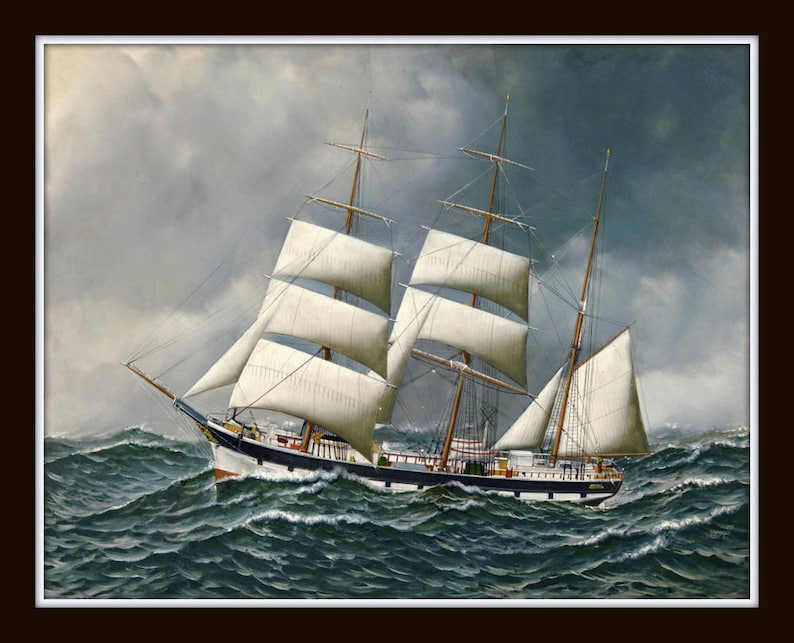 Antique Ships Set No. 1 Maritime Art Giclee Art Print - Etsy