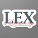LEX Kentucky Vinyl Sticker waterproof, UV Resistant, Lexington, KY ...