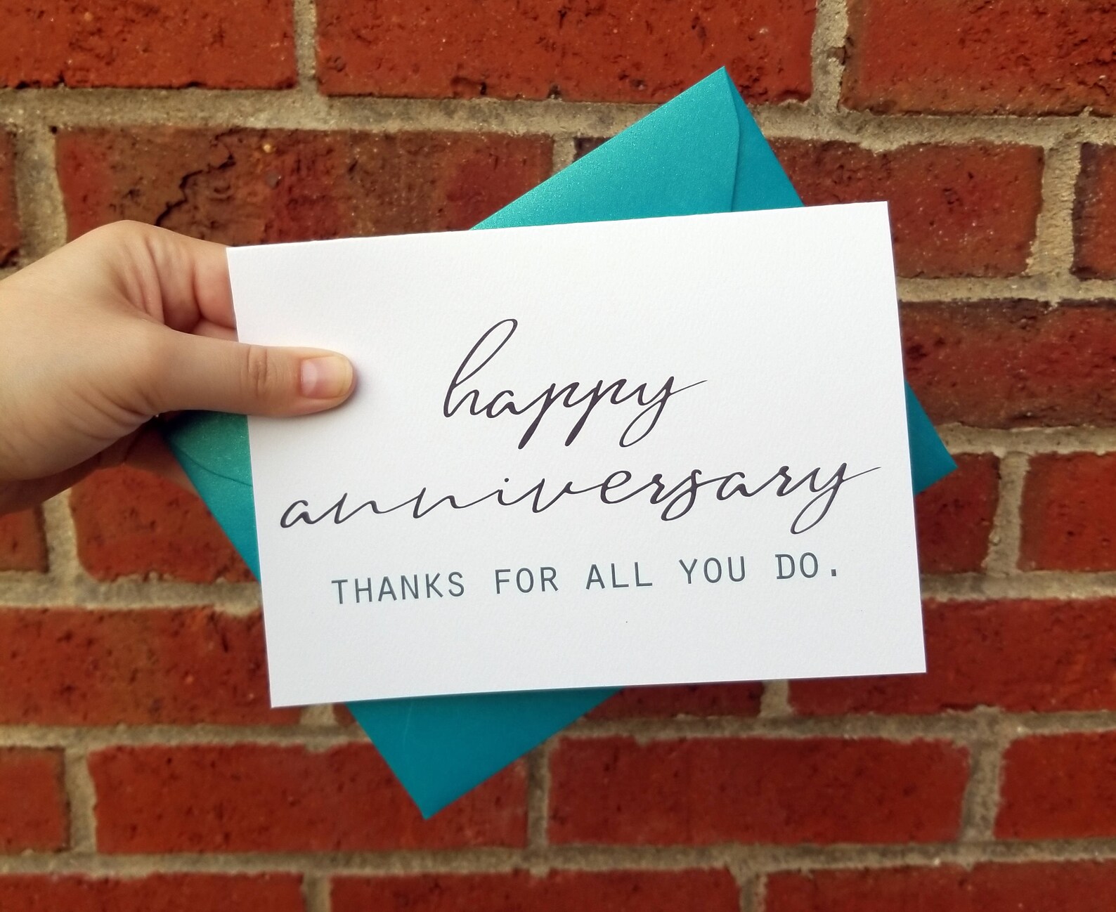 Work Anniversary Greeting Card With Matching Envelope Etsy