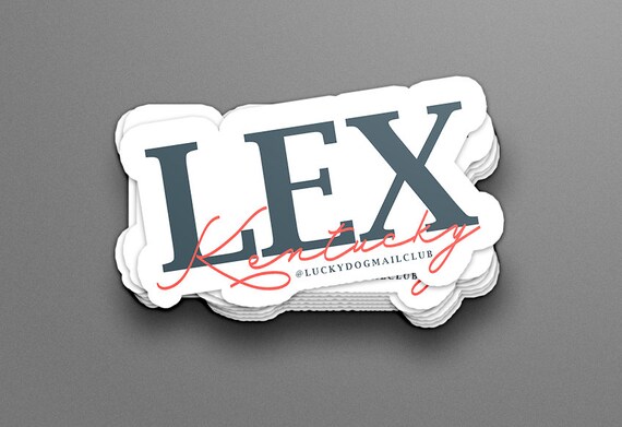 LEX Kentucky Vinyl Sticker waterproof UV Resistant - Etsy