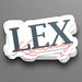 LEX Kentucky Vinyl Sticker waterproof, UV Resistant, Lexington, KY ...