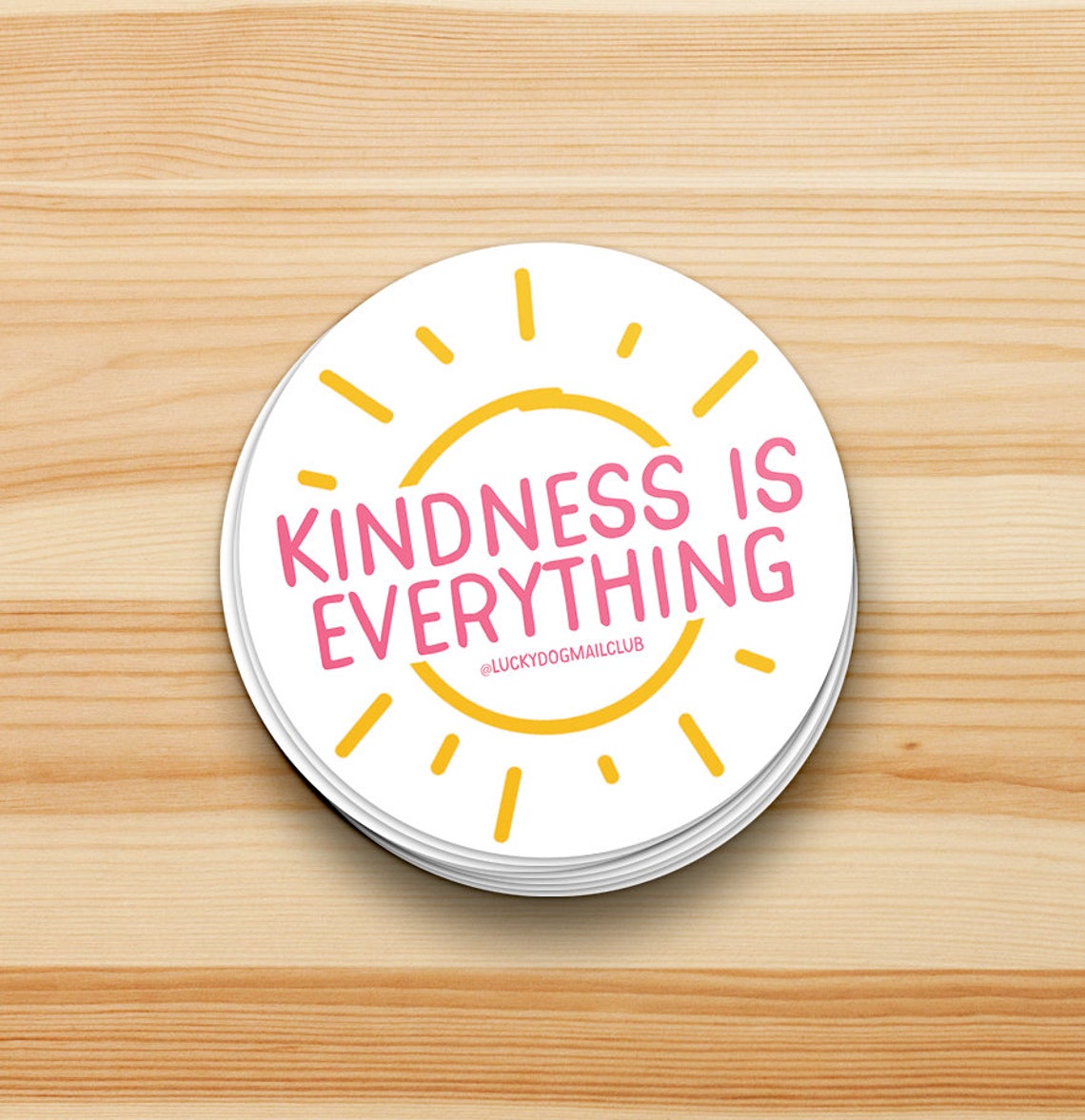 Kindness is Everything Vinyl Sticker (waterproof UV Resistant, Kindness ...