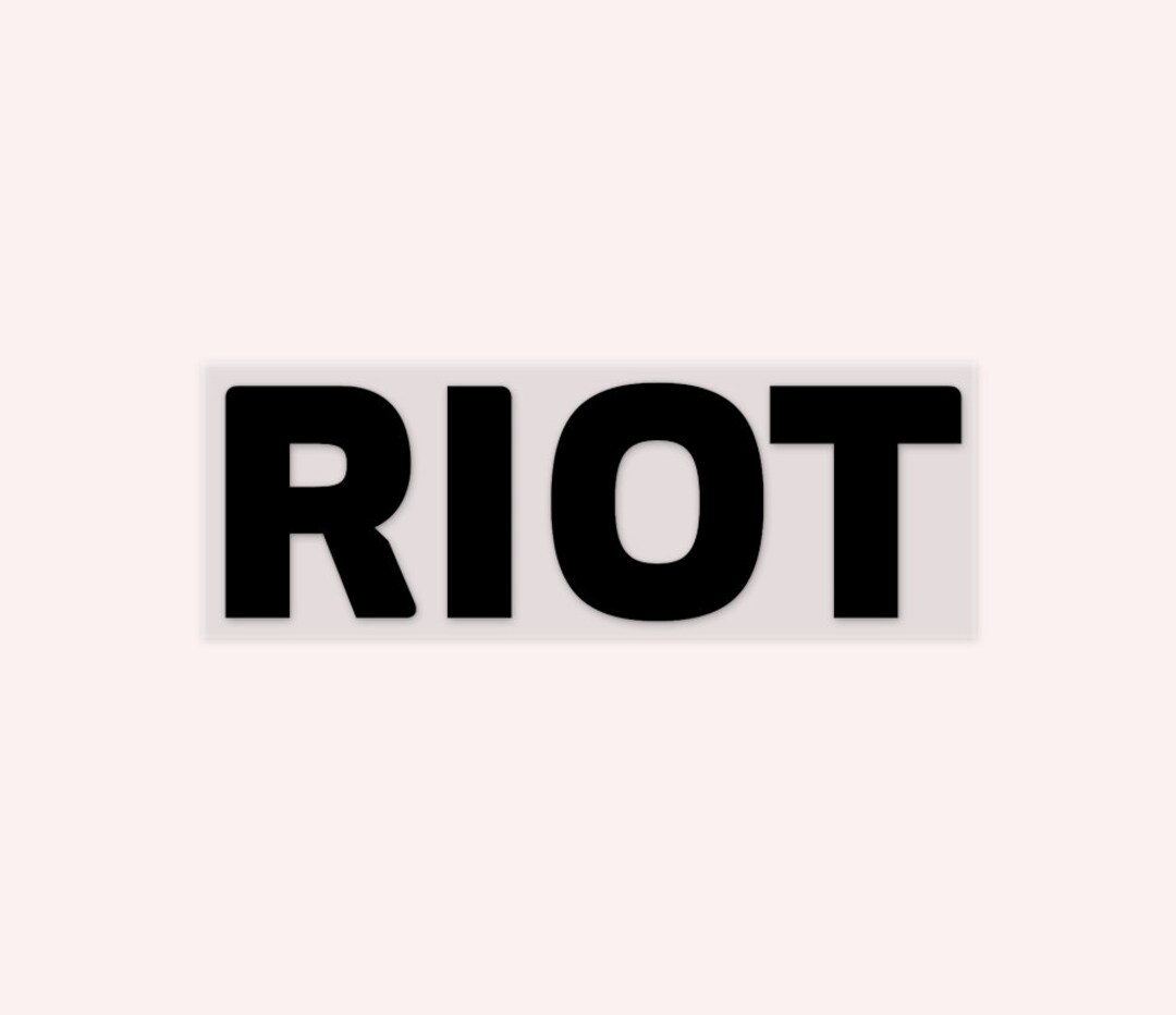 RIOT Always Sunny Clear Vinyl Sticker (waterproof, UV Resistant, Always ...