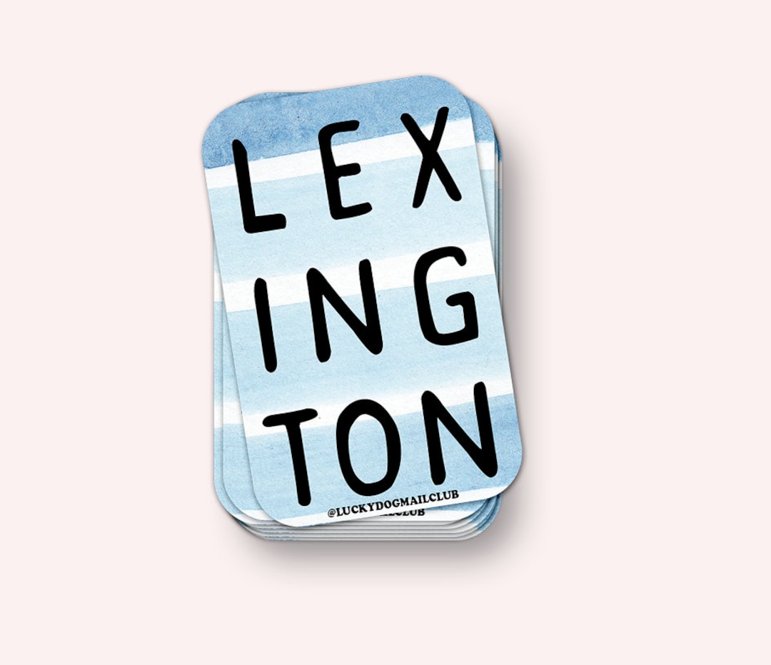 LEXINGTON Vinyl Sticker (waterproof, UV Resistant, Lexington, KY ...