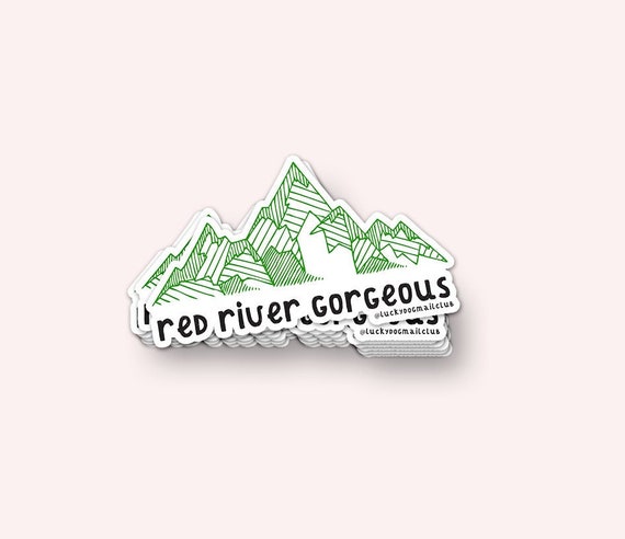 Red River Gorgeous Sticker red River Gorge Waterproof | Etsy