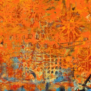 Abstract Painting, Original Abstract Art, Industrial Art, Abstract on ...