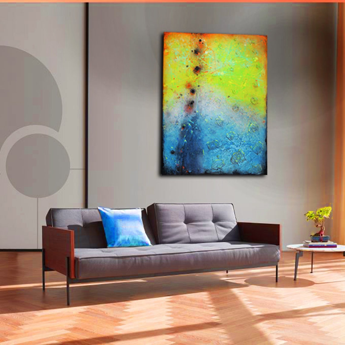 Extra Large Scale Canvas Original Abstract Painting | Etsy