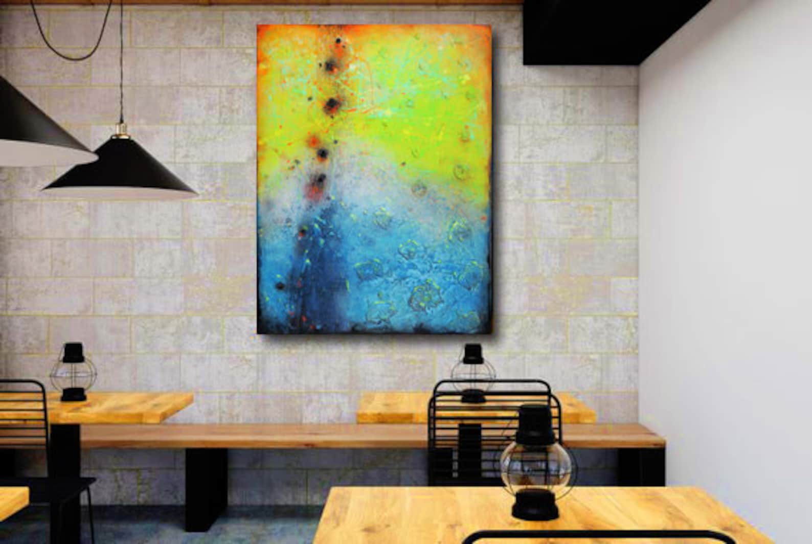 Extra Large Scale Canvas Original Abstract Painting | Etsy