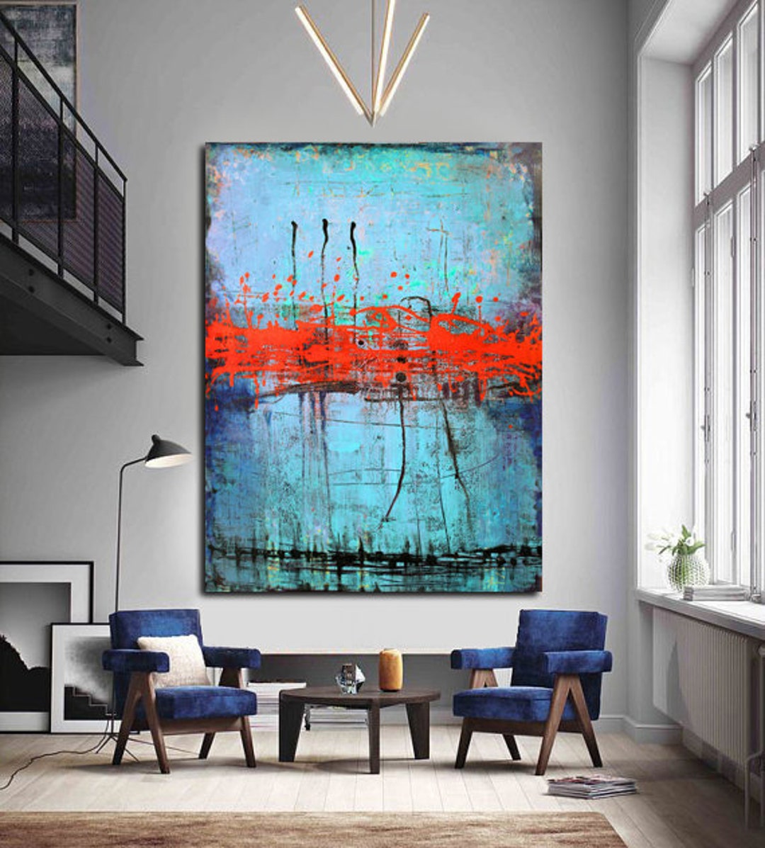 Buy Art Online From Artist Abstract Painting on Canvas Acrylic Painting ...