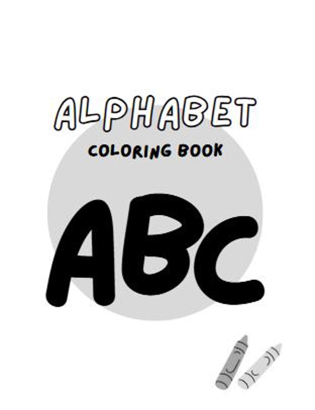 My ABC Coloring Book - Etsy