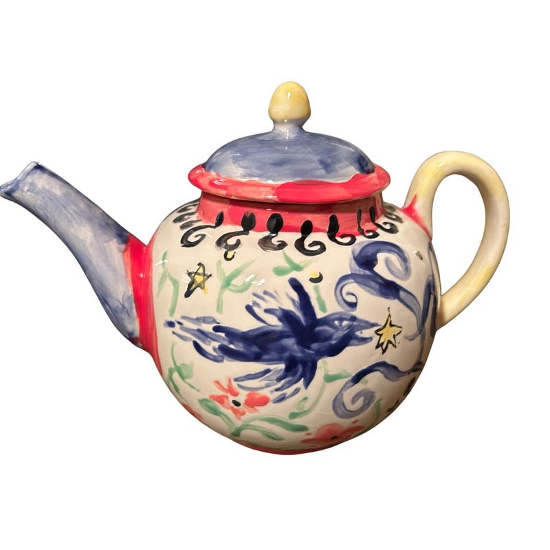 Hand Painted Teapots - Etsy