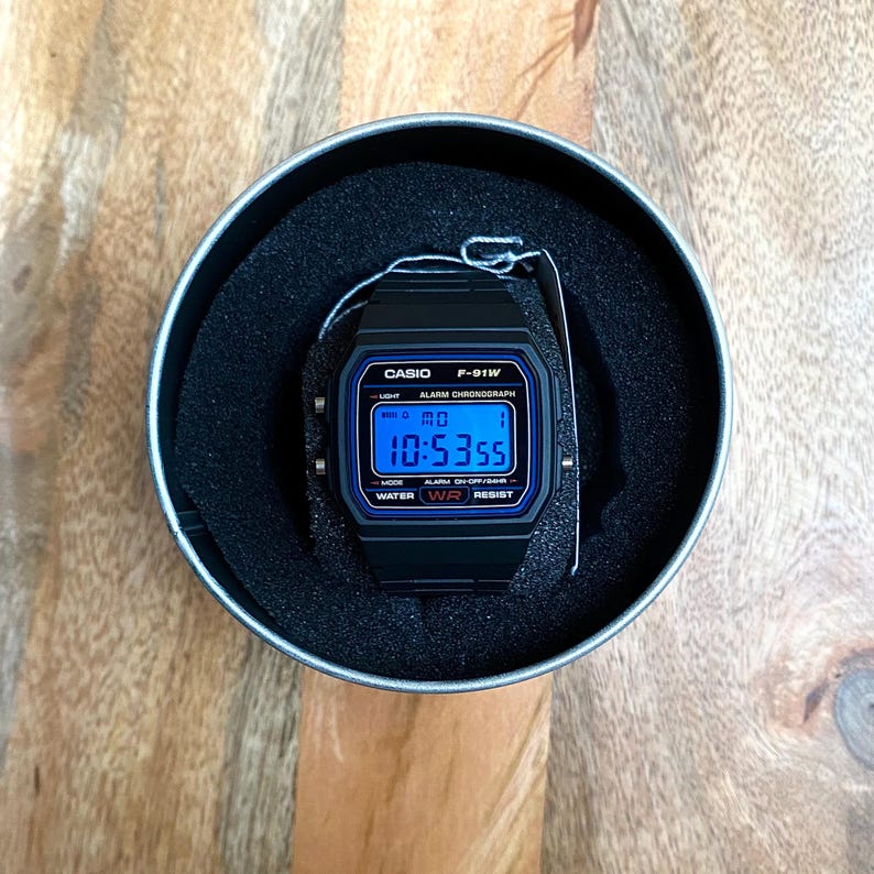 CASIO F91W ‘ocean’ MOD - Etsy