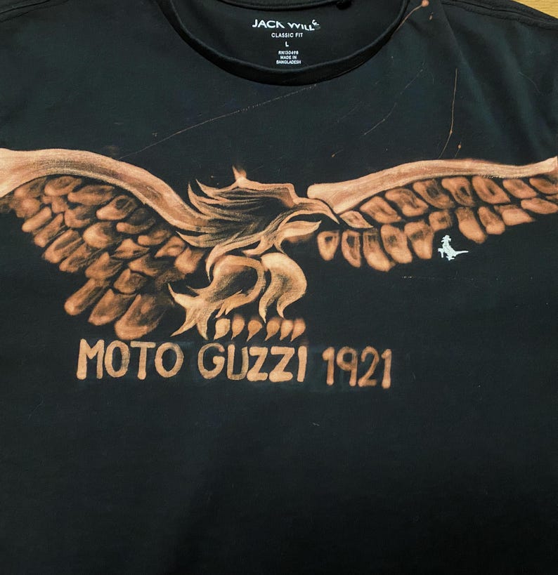 Custom, Hand Painted Bleached Clothing. Personalised Designs. Photos ...