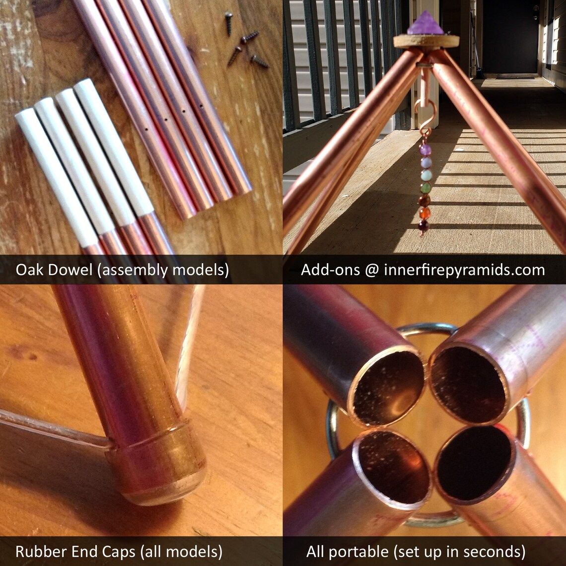 Pyramid Healing Energy. Large Copper Pyramid for Healers. - Etsy