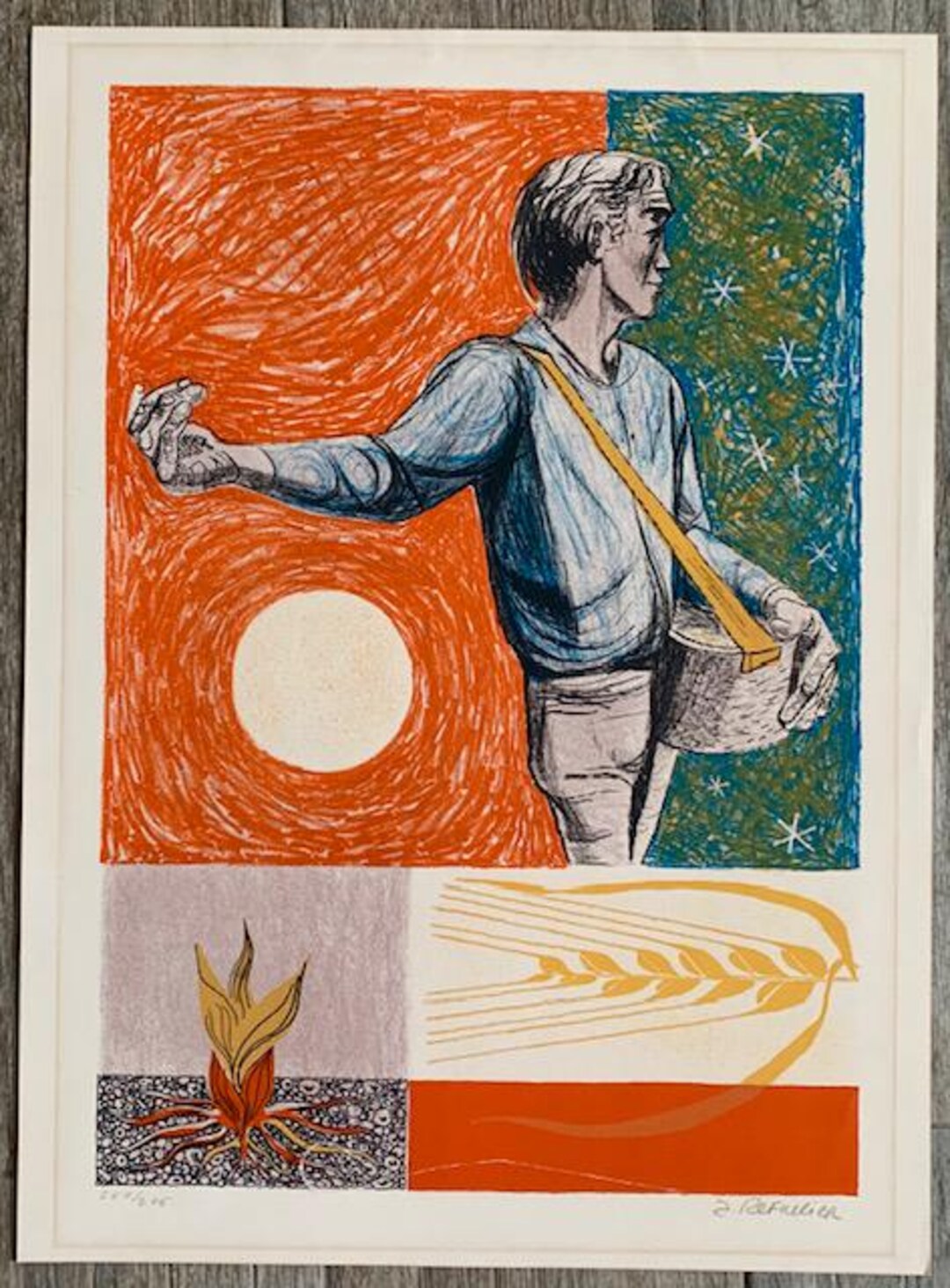 MCM. Anton Refregier Limited Edition Lithograph. 267/275. - Etsy