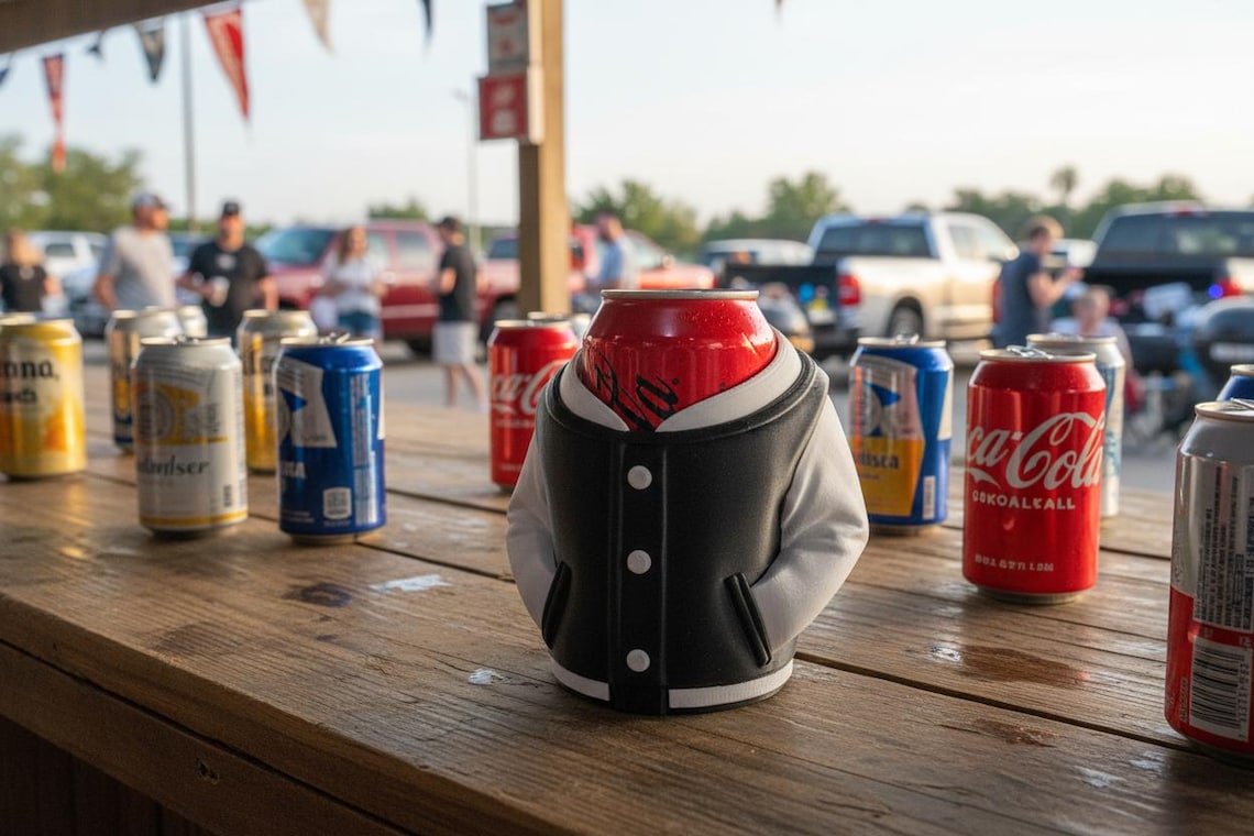 Varsity Jacket Beer or Soda Can Holder - Etsy Canada